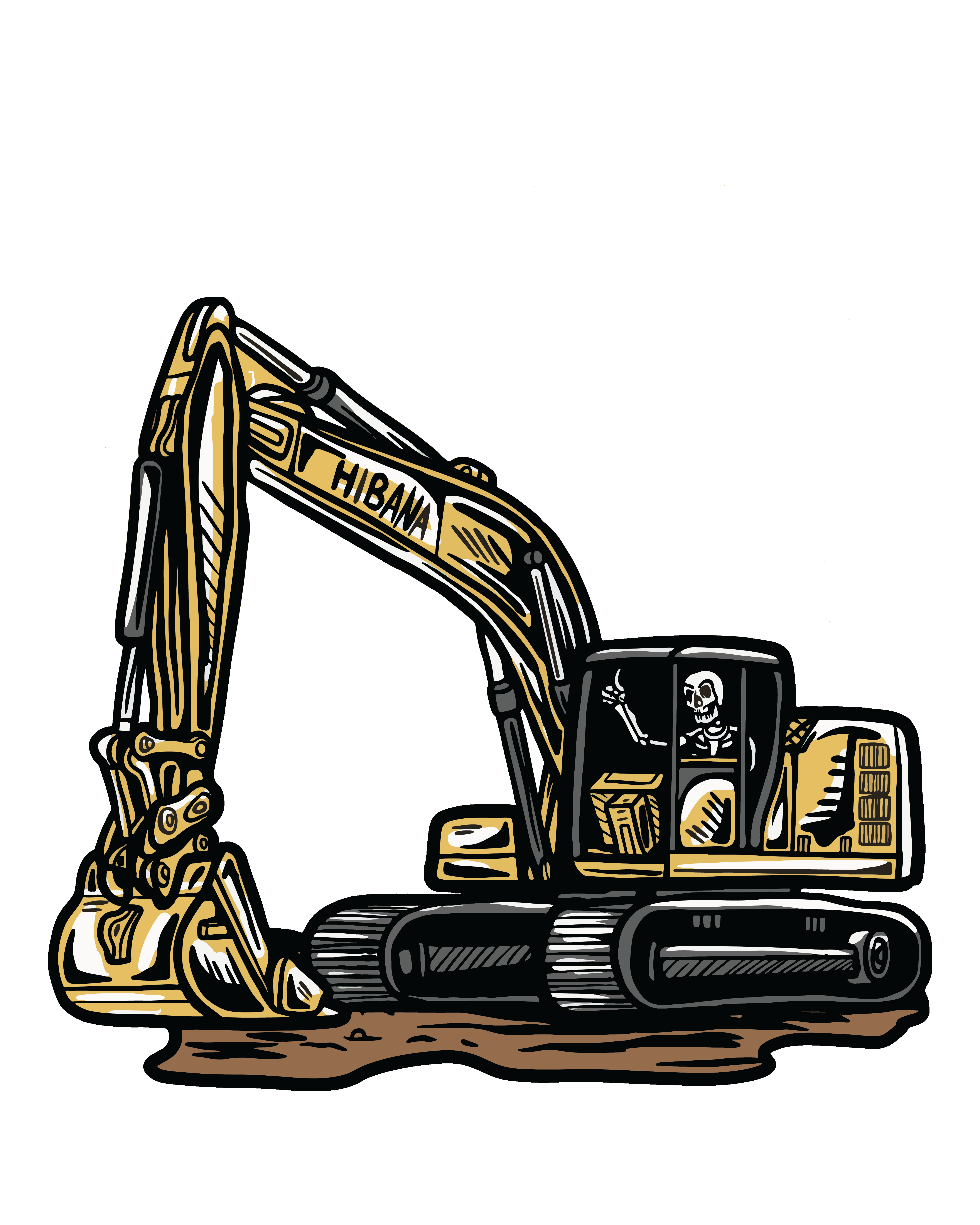 Excavator Sticker – HIBANA WELDING CO