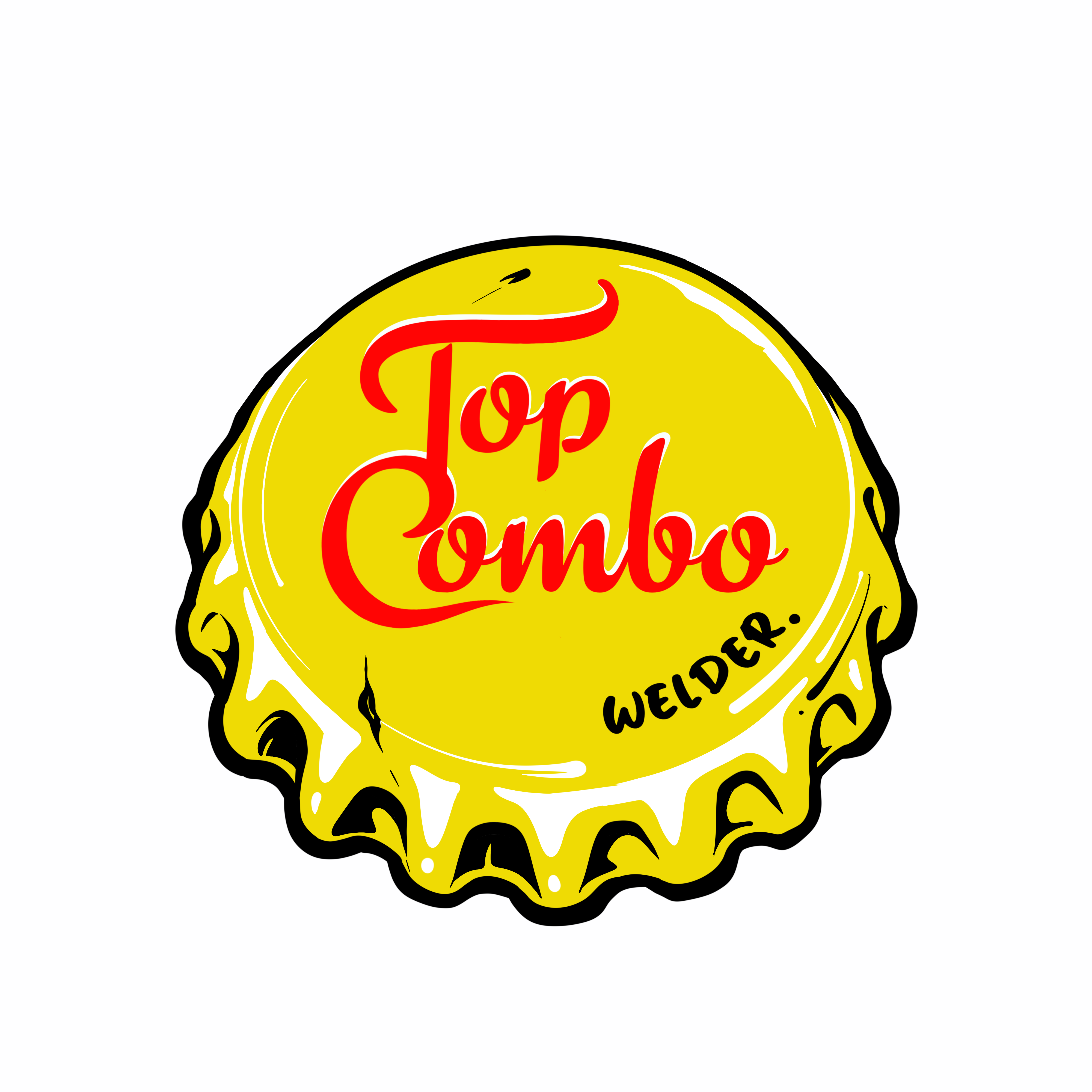 Top Combo Sticker 2.5” – HIBANA WELDING CO
