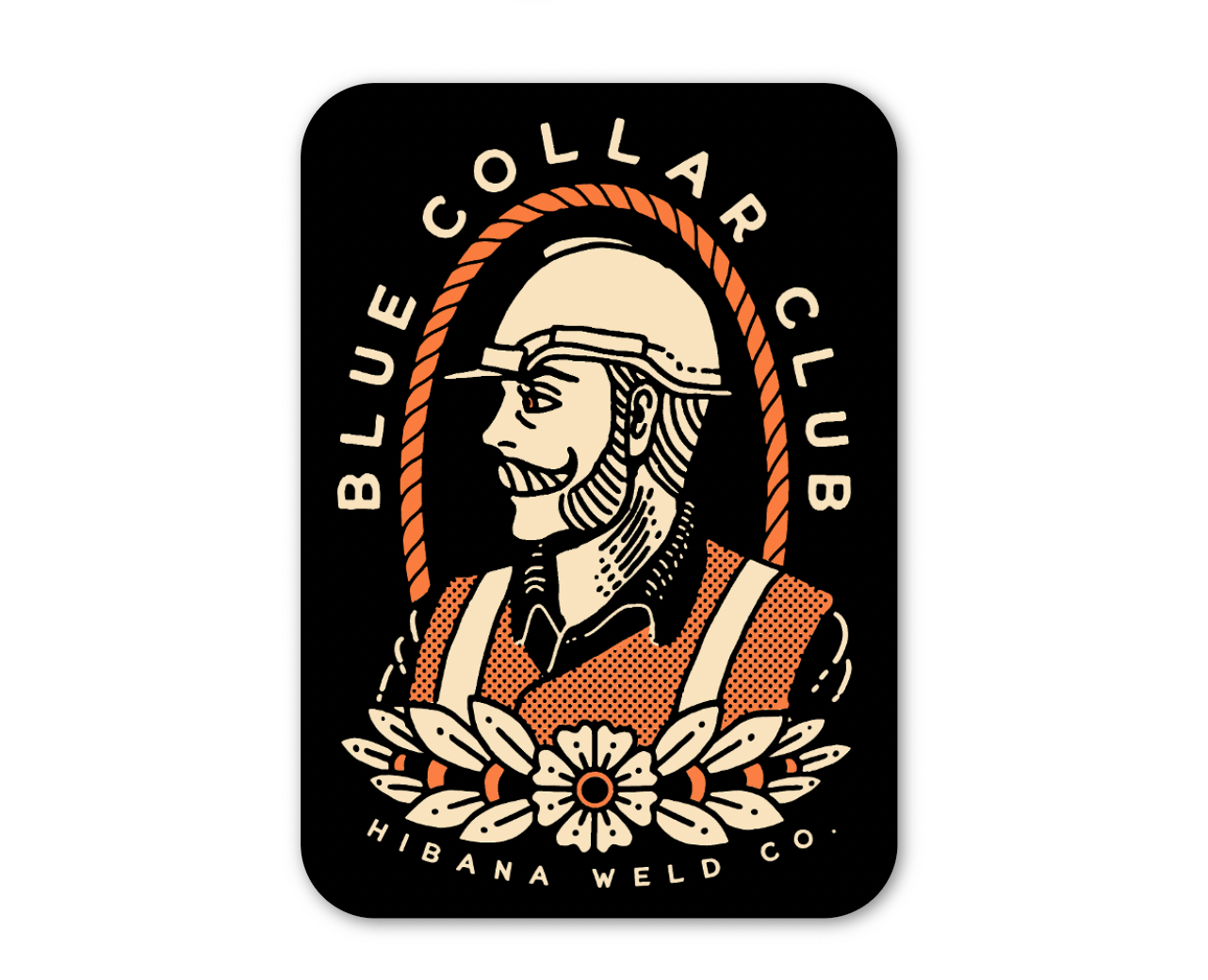 Blue Collar Club - 2 Pack Sticker – HIBANA WELDING CO