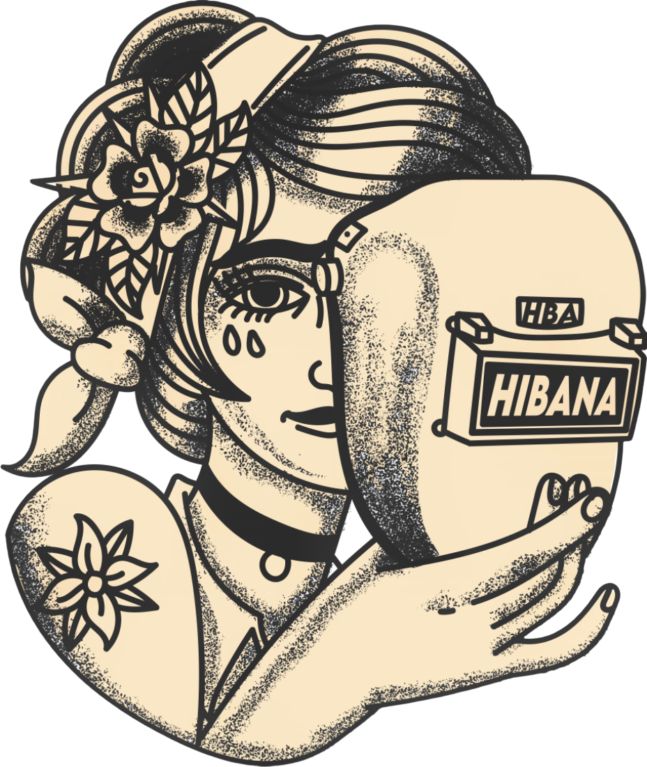 Americana Female Welder Sticker – HIBANA WELDING CO